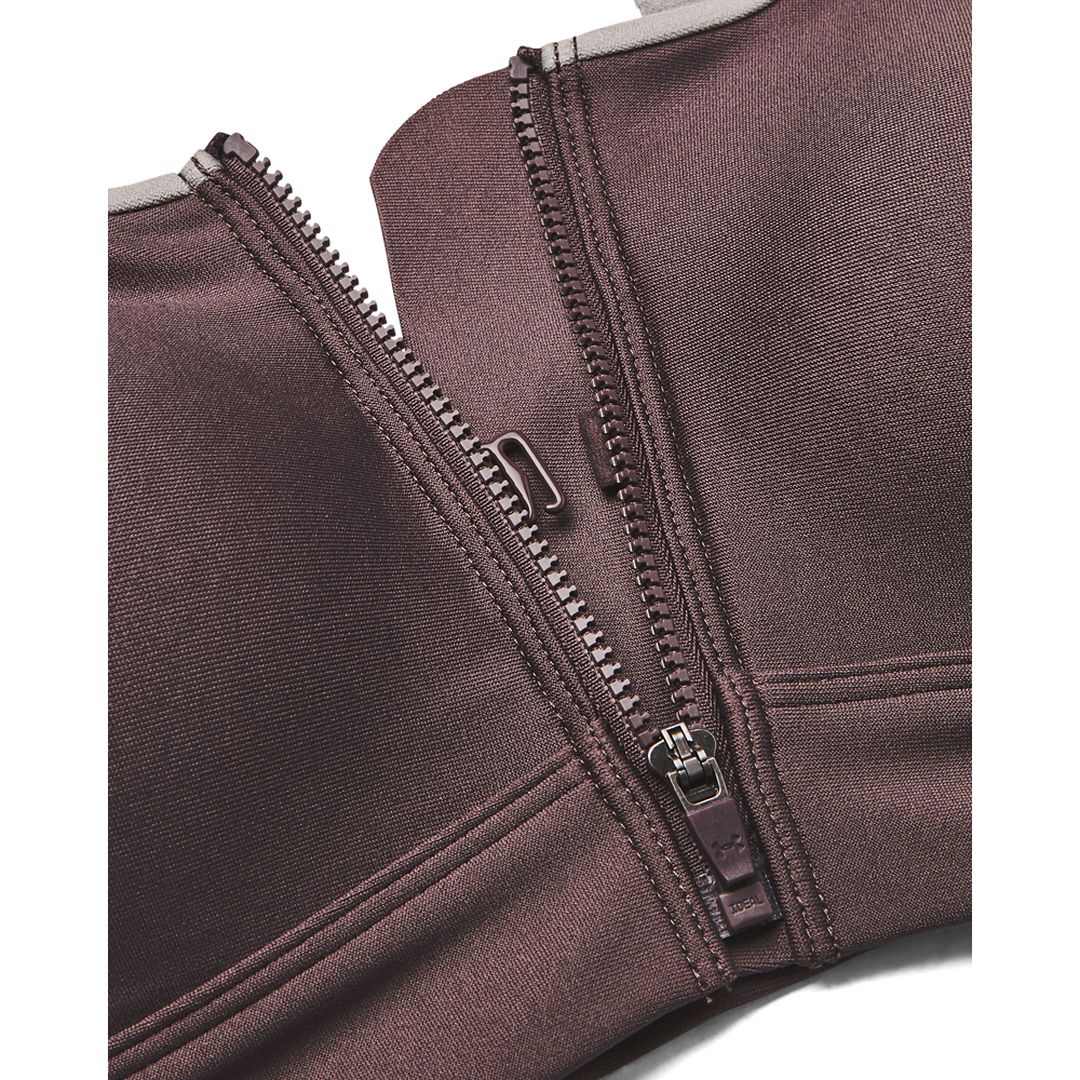 UA INFINITY HIGH BRA ZIP