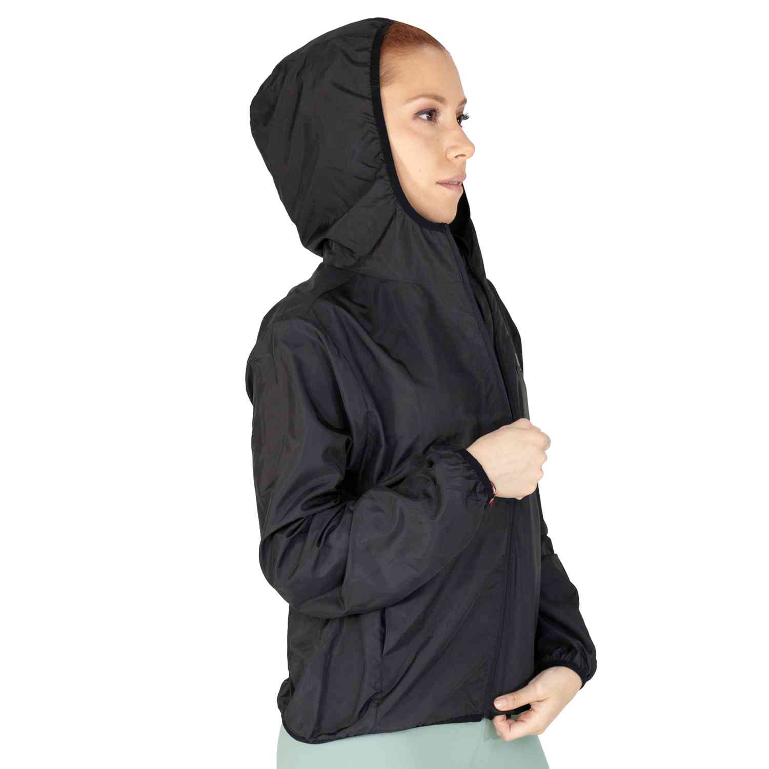 RAIN JACKET FEM POLY EVERLAST REBEL BK