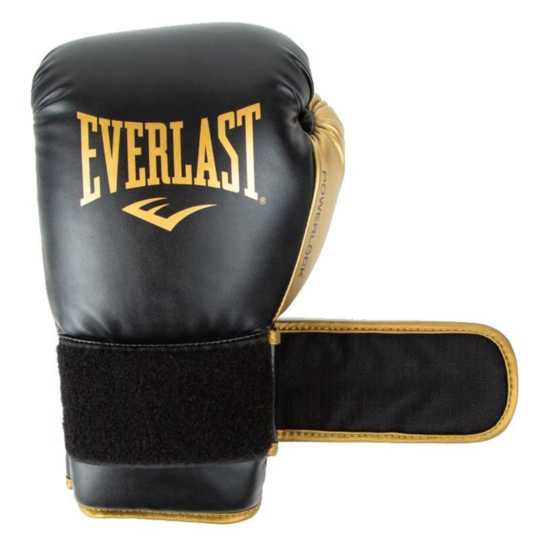 GUANTE BOX EVERLAST POWERLOCK 2R BK/GL 12 ONZ